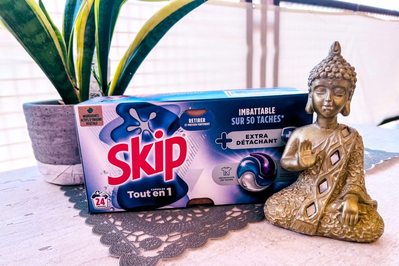 J’ai testé les capsules Skip Tout-en-1 Extra Détachant : mon avis ...
